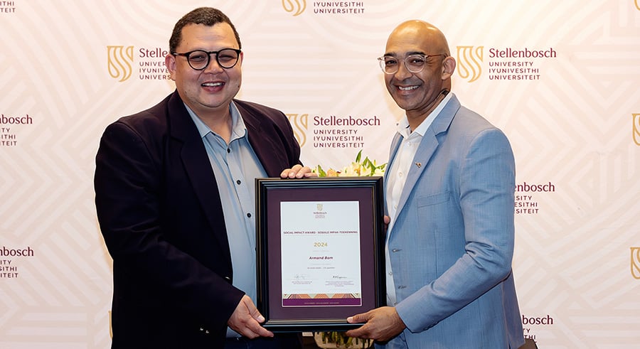 Dr Armand Bam Wins Social Impact Award | SBS